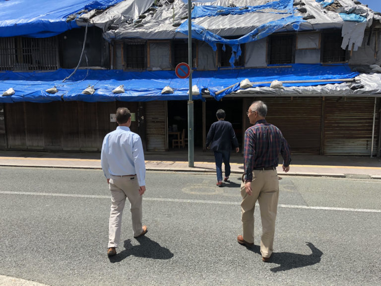 Freeman 財団 Graeme Freeman 氏の視察 - NPO法人 熊本まちなみトラスト